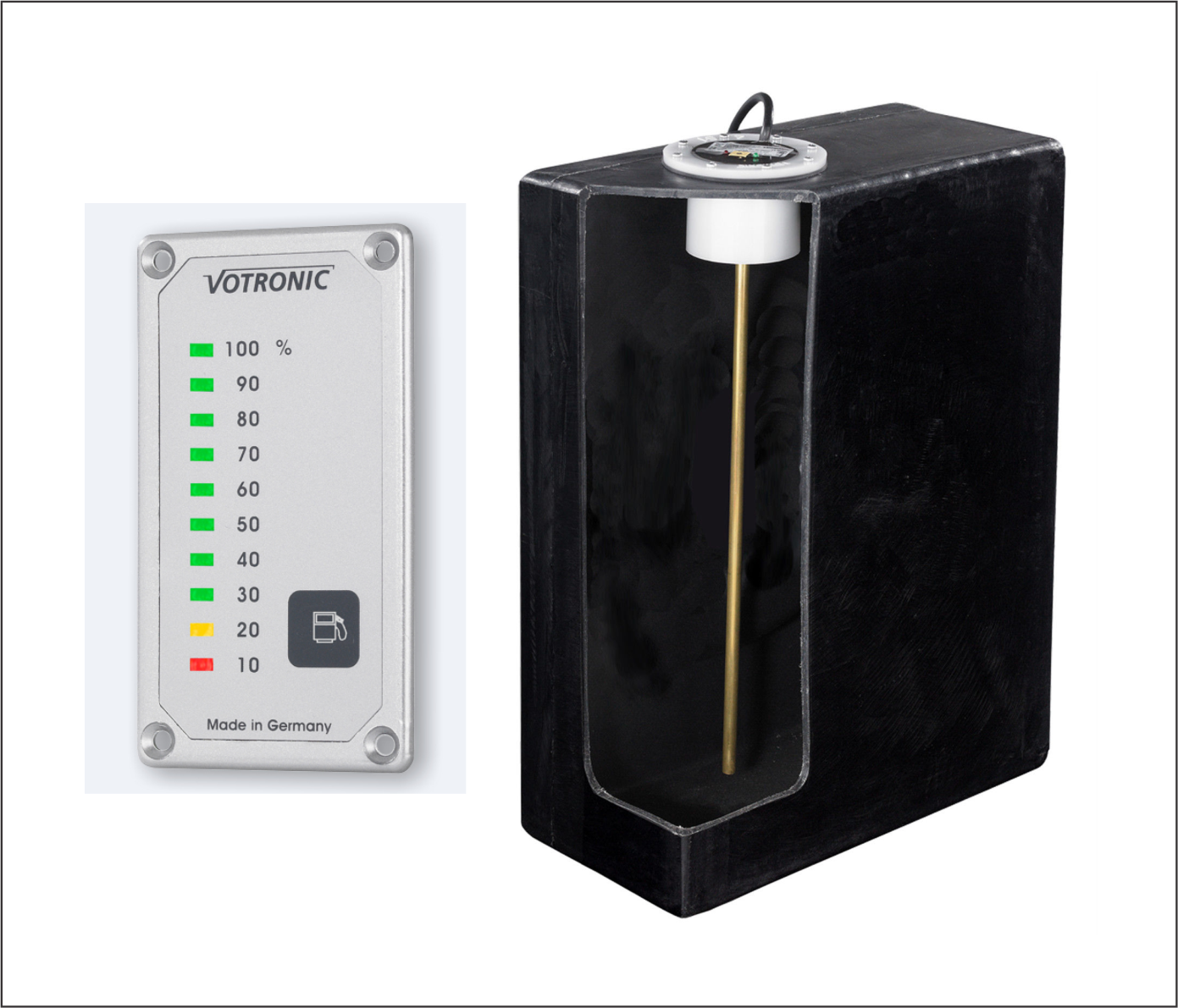 Combo: Tank Level Sensor Diesel 010 plus Tank Display S - Diesel